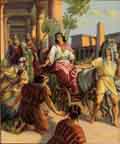 Joseph made 2nd highest ruler in Egypt